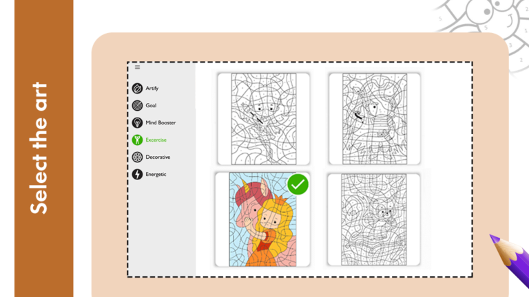 Paint By Number - Color by Number, Coloring Book - Sandpiper Studio