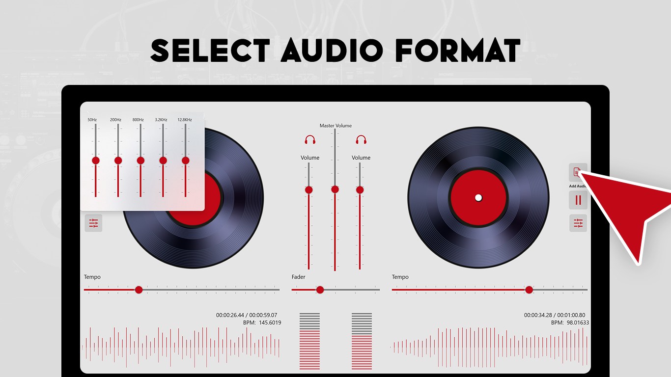 Djay DiscDJ Music Player - 3D Dj Music Mixer Studio - Sandpiper Studio