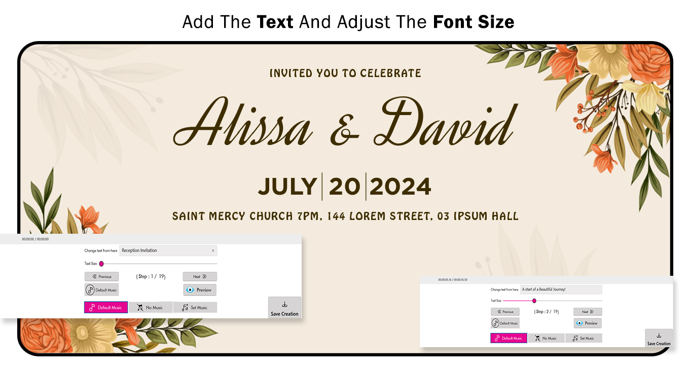 Invitation Maker Card Design - Video Invitation - Sandpiper Studio